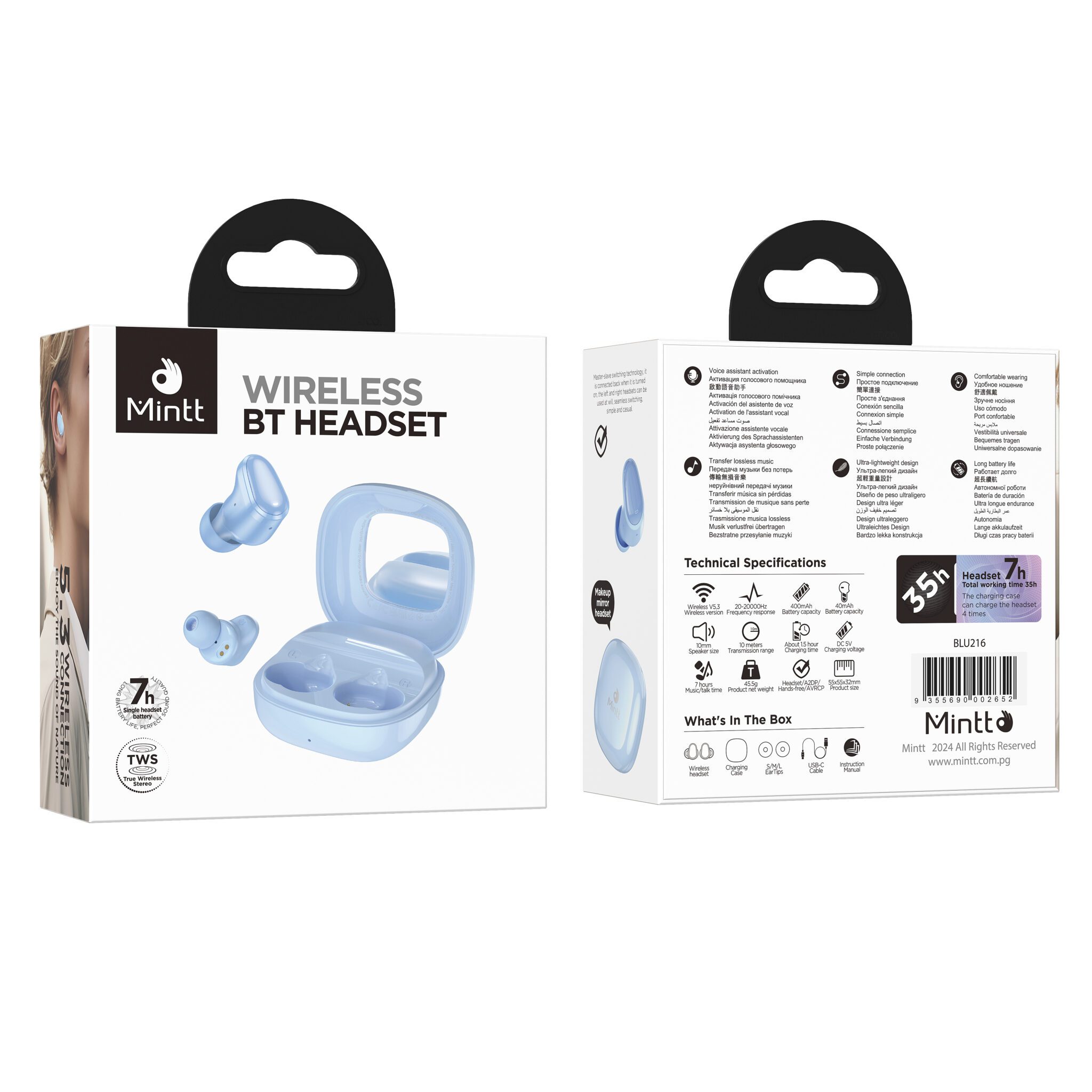 Mintt X-Buds 2 Blue - Fone Haus